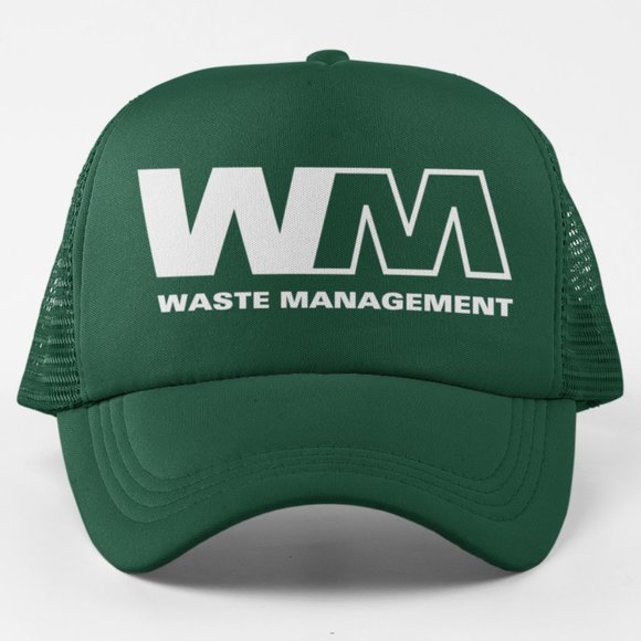 Accessories | New Waste Management Wm Logo Foam Trucker Mesh Snapback ...